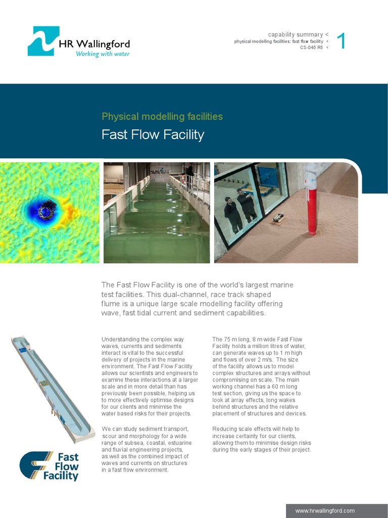 The - Fast Flow Facility | PDF | Sediment | Geomorphology