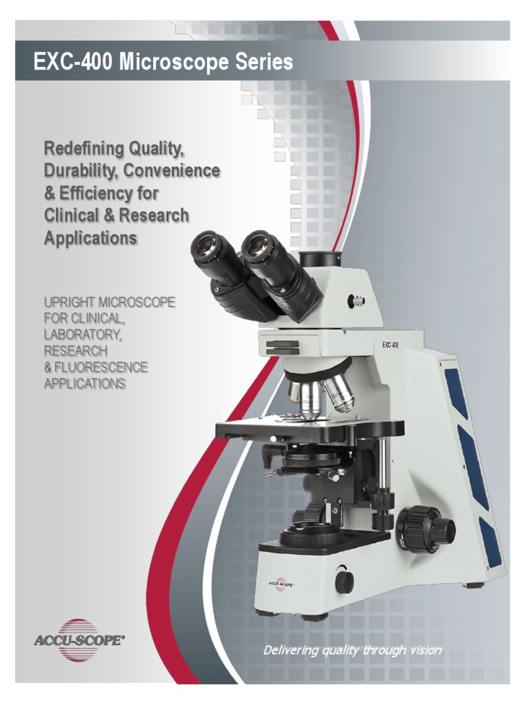 ACCUSCOPE - EXC-400 Microscope | PDF | Microscopy | Optics