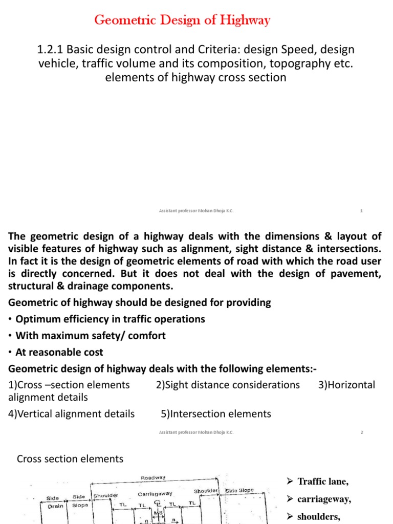 Highway Curves Note | PDF | Road | Geometry