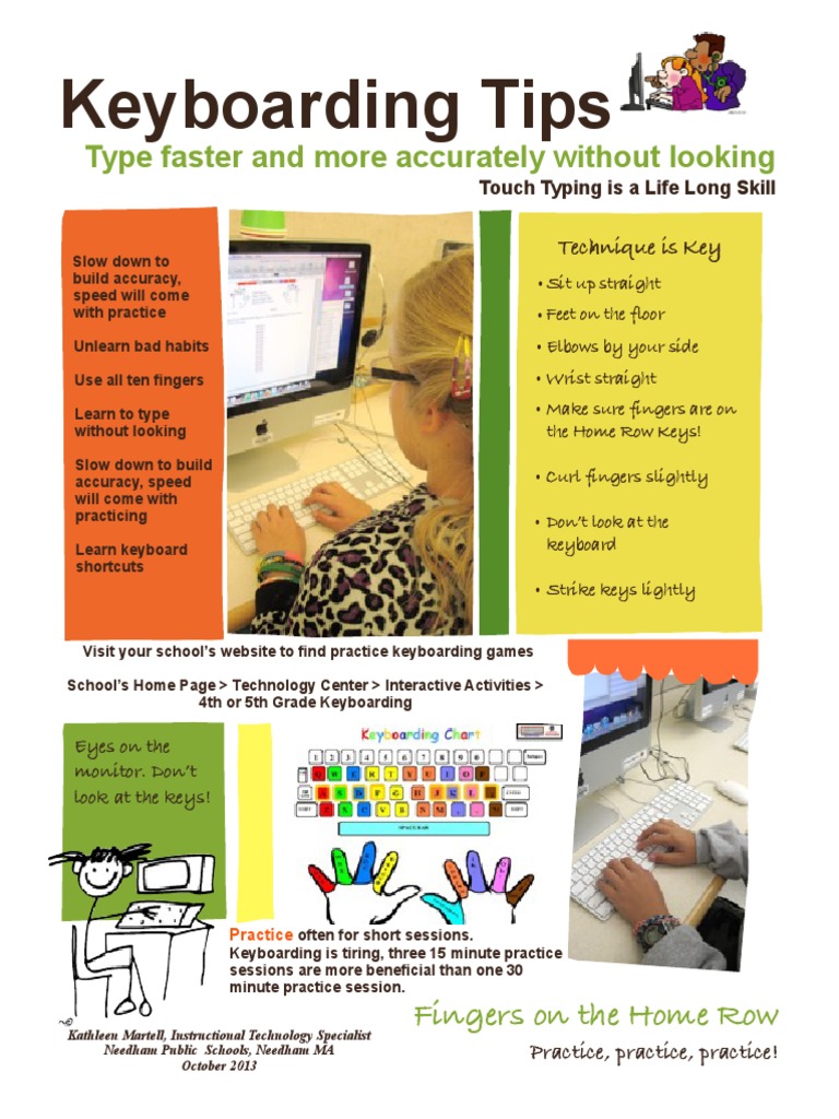 Keyboarding Tips: Type Faster and More Accurately Without Looking | PDF