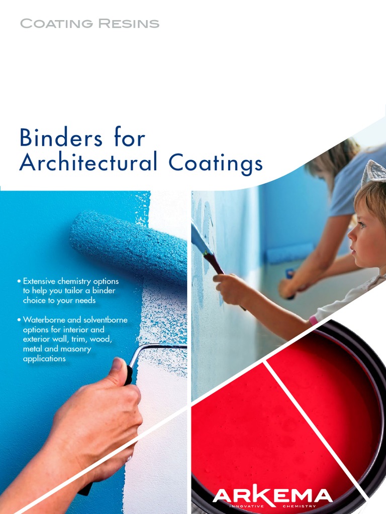 Binders For: Architectural Coatings | PDF | Paint | Acrylic Paint