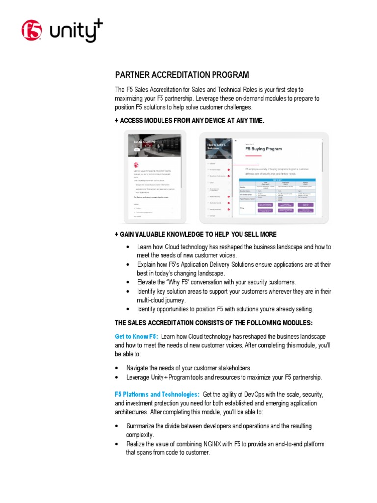 Maximizing Your F5 Partnership: An Overview of the F5 Sales ...
