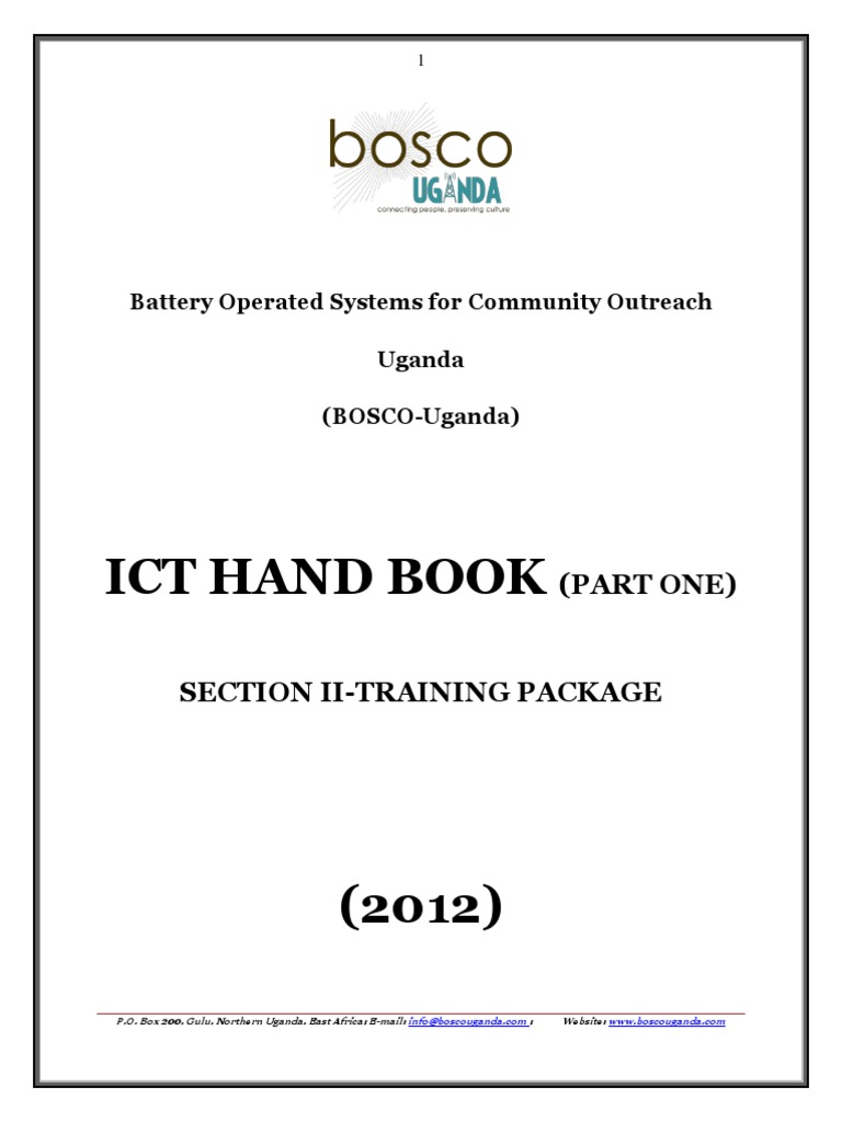 Ict Hand Book: (Part One) | PDF | Random Access Memory | Computer Virus