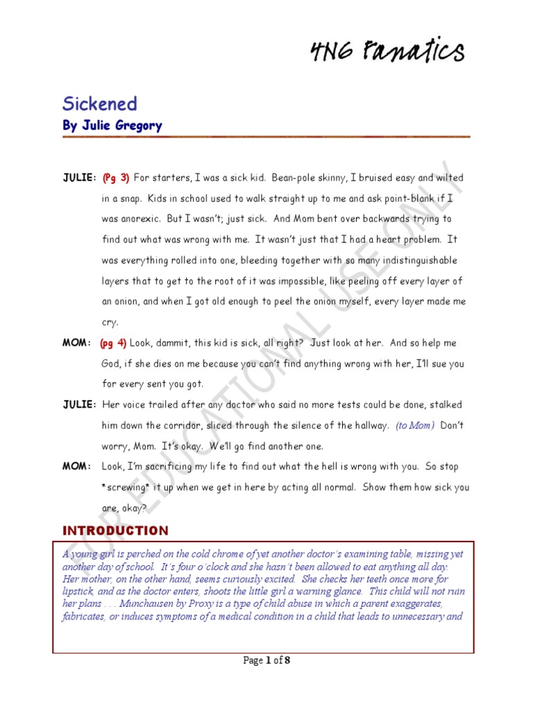 Sickened: by Julie Gregory | PDF | Heart | Clinical Medicine