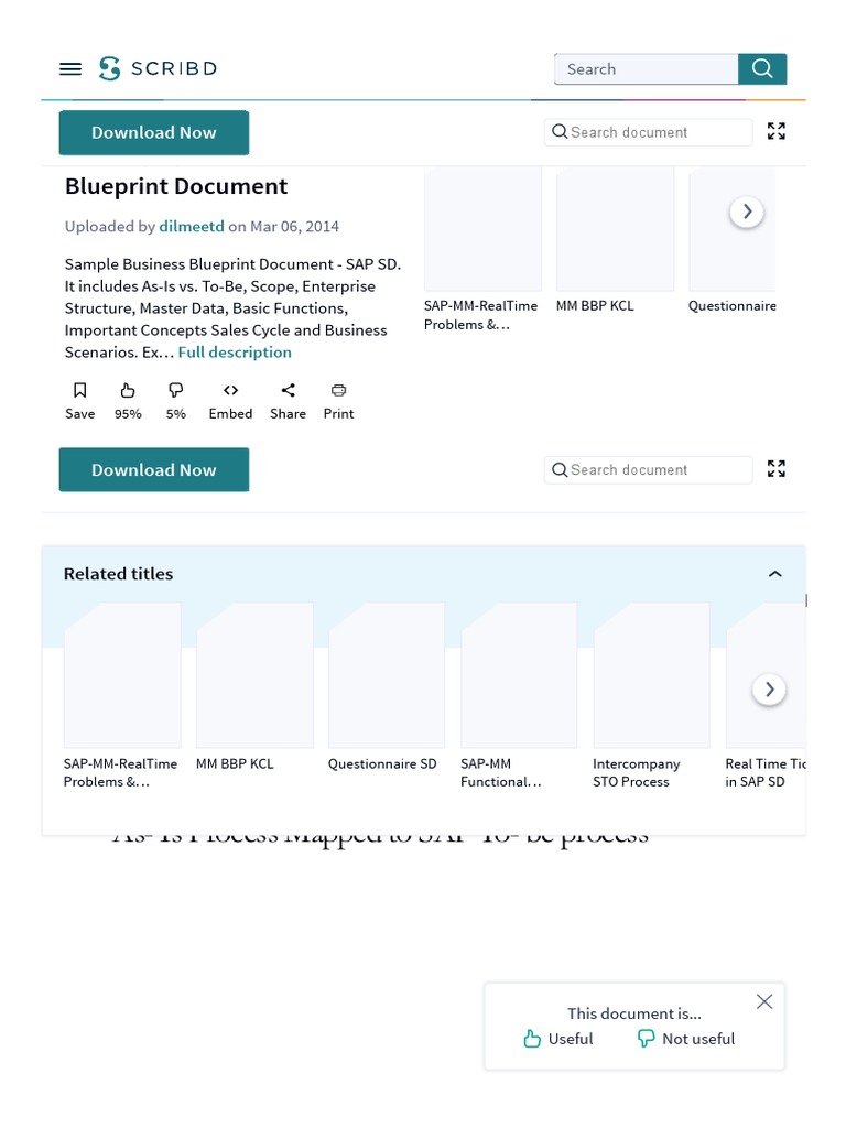 SAP SD, FI, MM and PP Business Blueprint Document - Depreciation ...