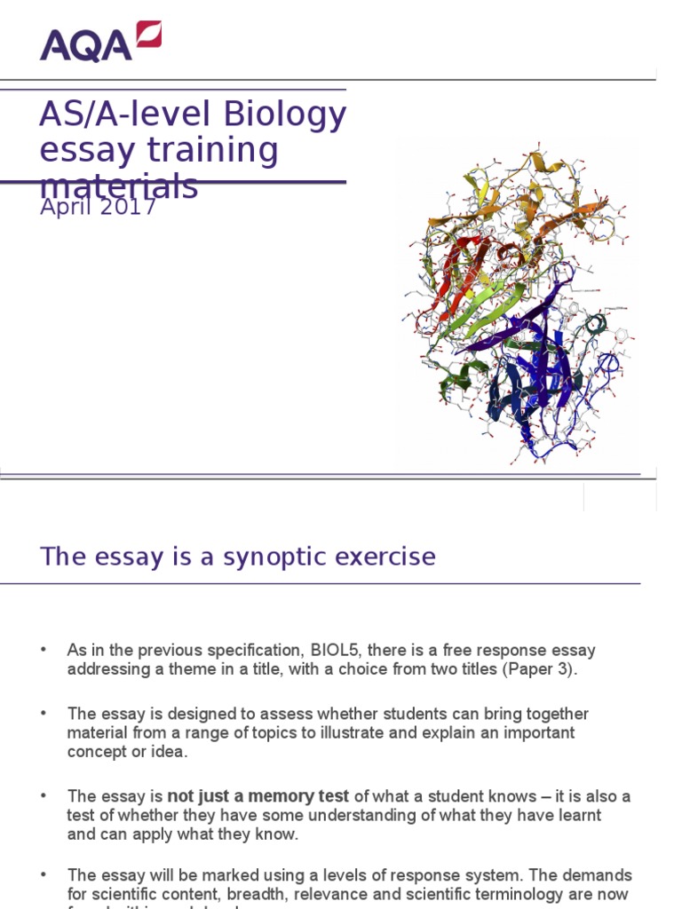 Aqa Biology Prep For Essay | PDF | Chloroplast | Essays