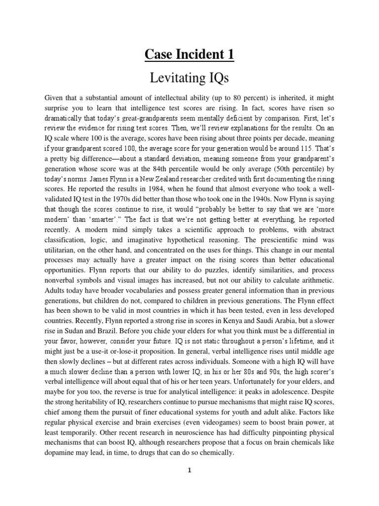 Case Study - Diversity | PDF | Intelligence Quotient | Adolescence