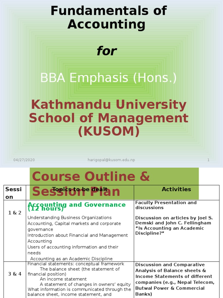 Accounting & Governance - 1 | PDF | Partnership | Stocks