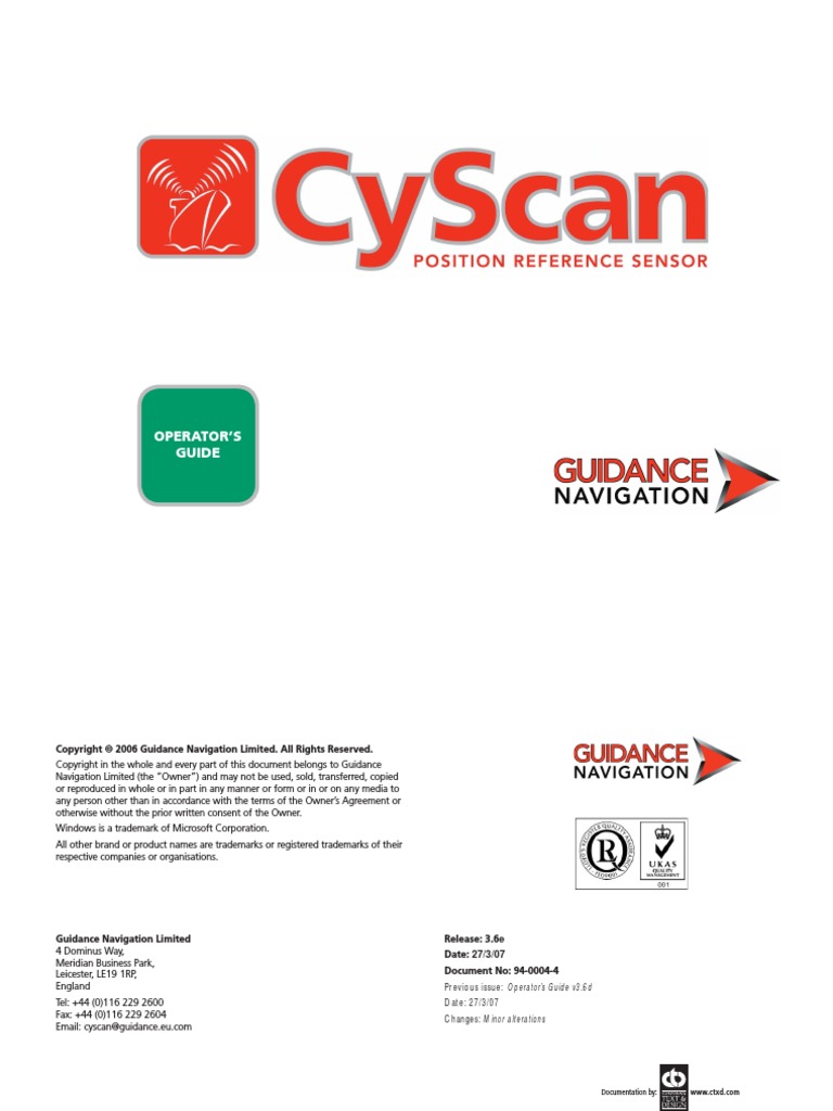 CyScan Operators Guide | Download Free PDF | Computer Keyboard ...