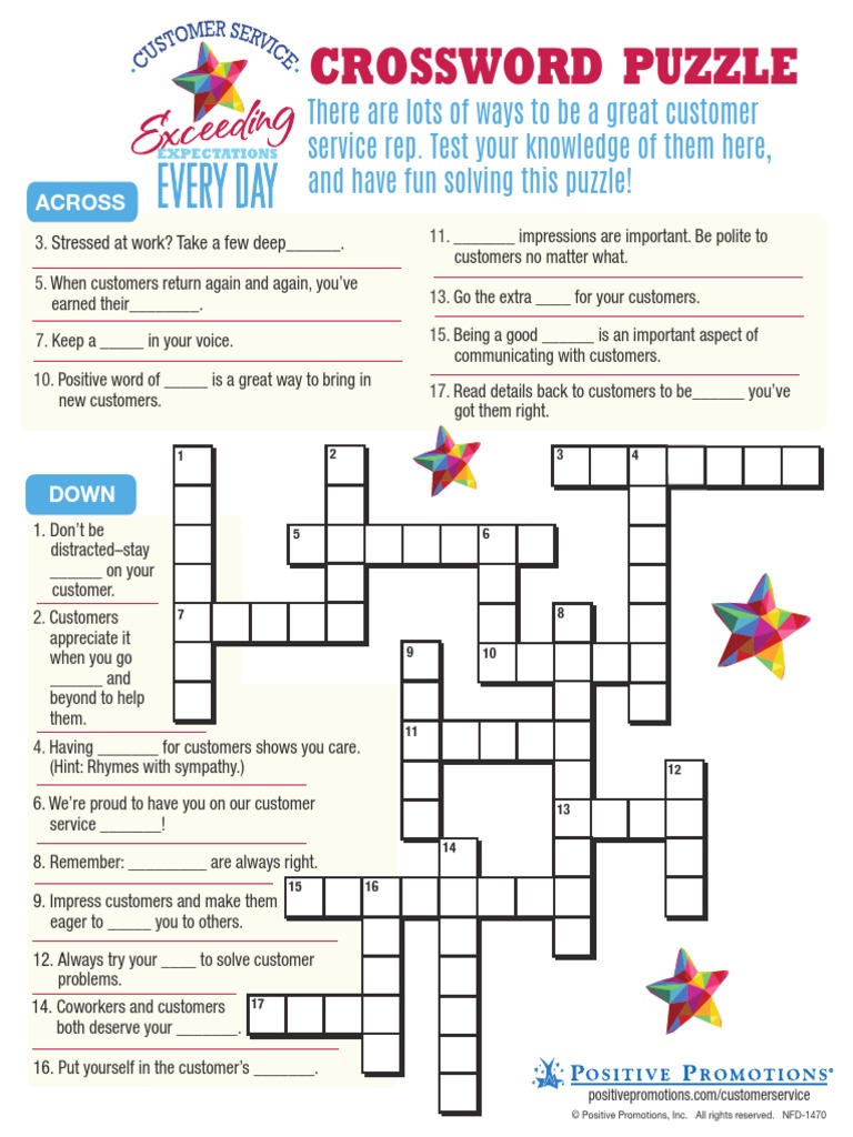 CustomerService Puzzles PDF | PDF | Cognition | Leisure