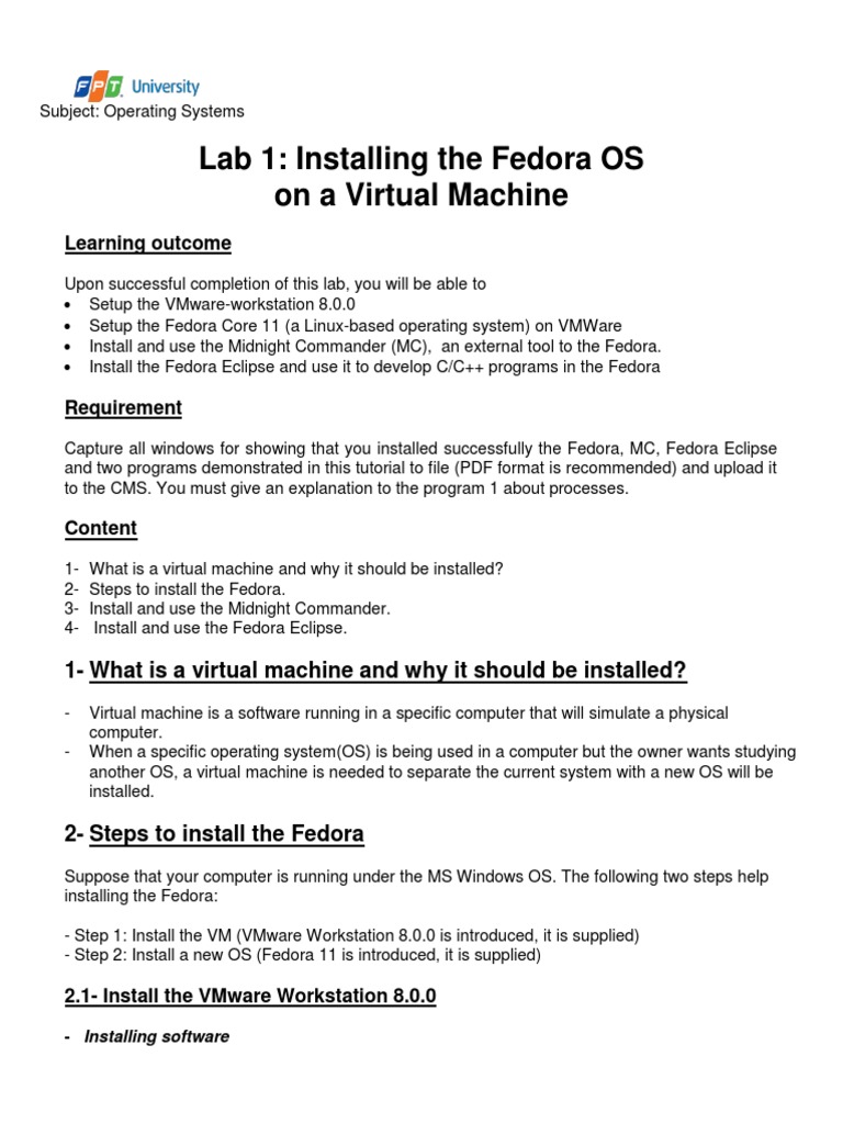 OSG202 Lab01 PDF | PDF | Virtual Machine | Command Line Interface