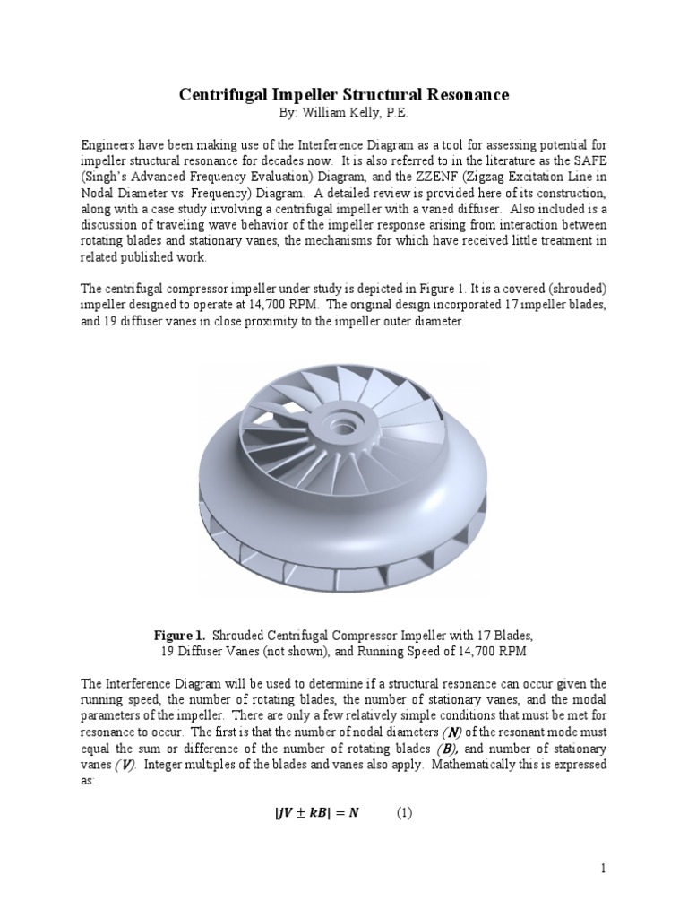 MSI Centrifugal Impeller Structural Resonance PDF | PDF | Normal Mode | Resonance