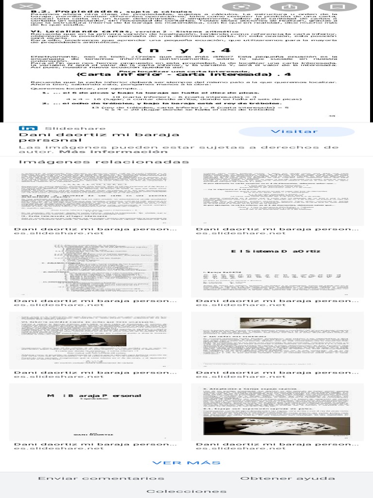 Mnemonica Juan Tamariz - Búsqueda de Google | PDF