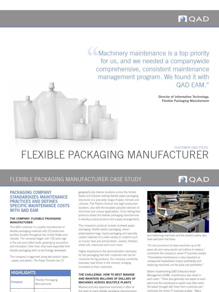 Flexible Packaging Case Study PDF | PDF | Packaging And Labeling ...