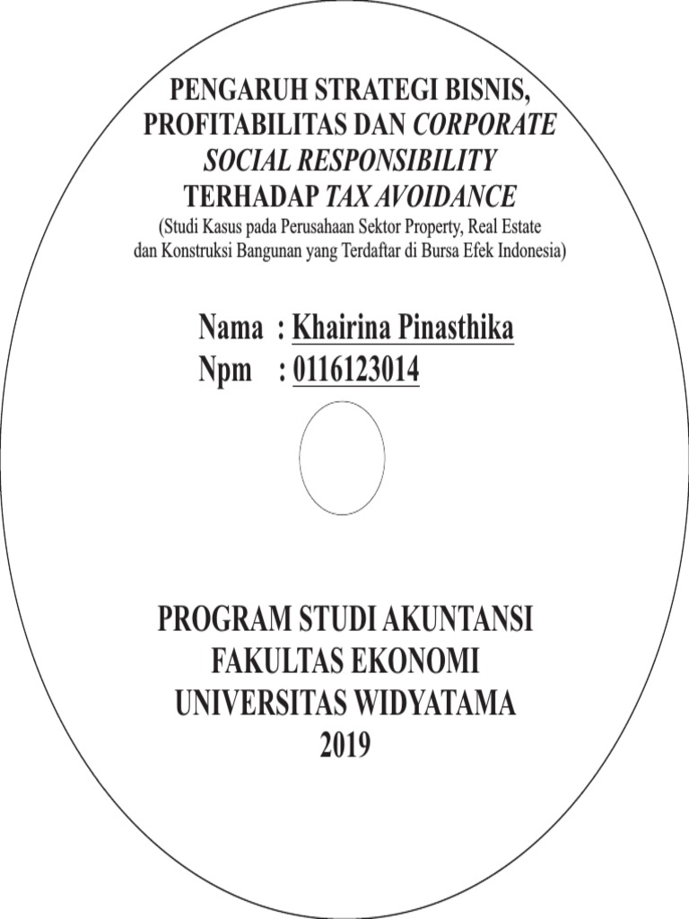 Label CD Skripsi PDF | PDF