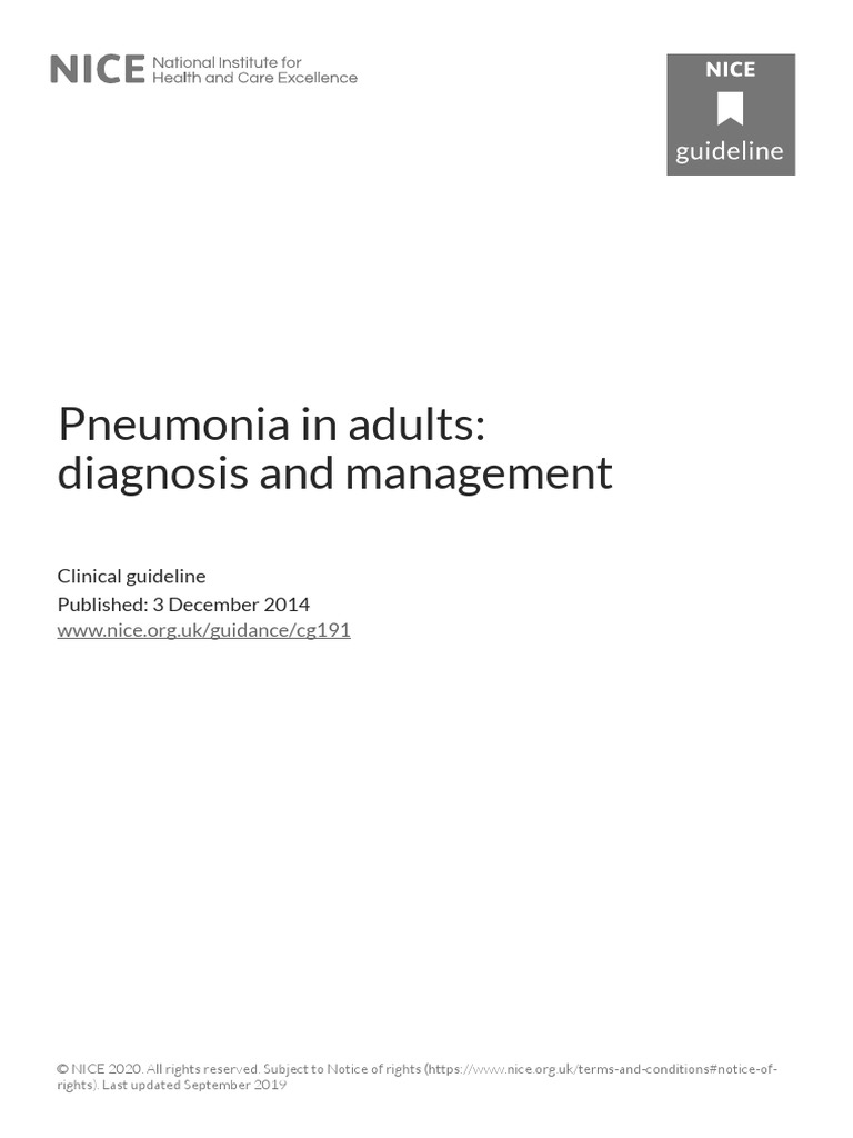 Pneumonia in Adults Diagnosis and Management PDF 35109868127173 PDF ...