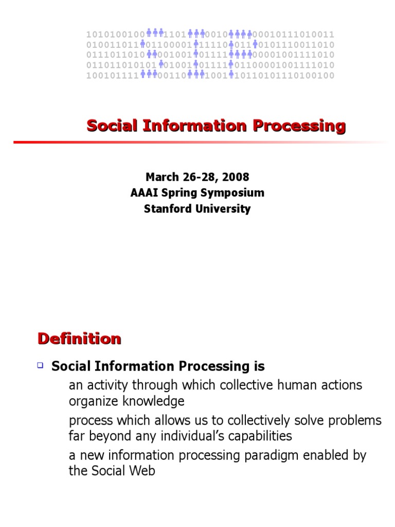 Social Information Processing | PDF | Social Information Processing ...