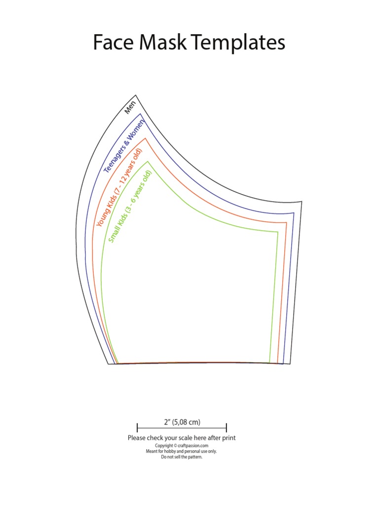 Face Mask Pattern Rev3 | PDF