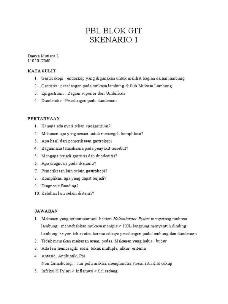 PBL Blok Git Danya | PDF