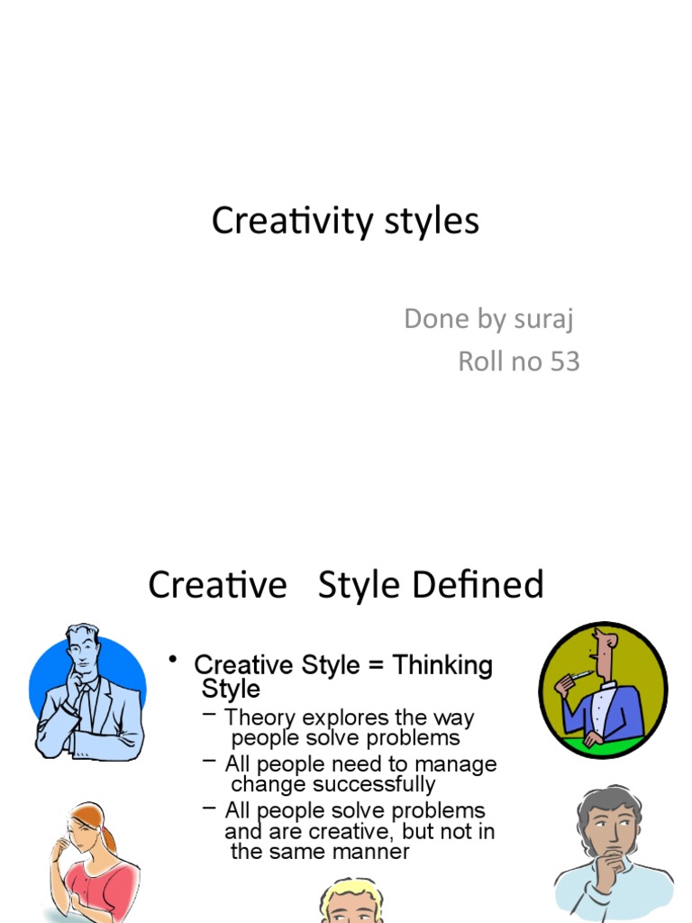 Creativity Styles-1 | PDF