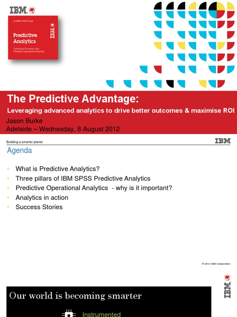 IBM Predictive Analytics Adelaide 8aug | PDF | Predictive Analytics | Analytics