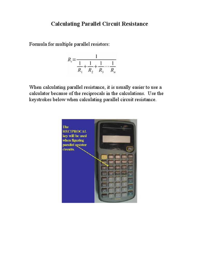 Calculating Parallel Circuit Resistance | PDF