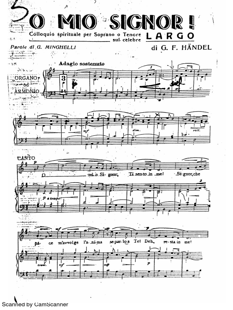 O Mio Signor PDF | PDF