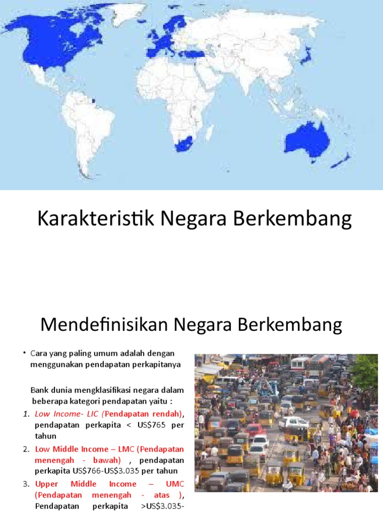 Ciri - Ciri Negara Berkembang | PDF