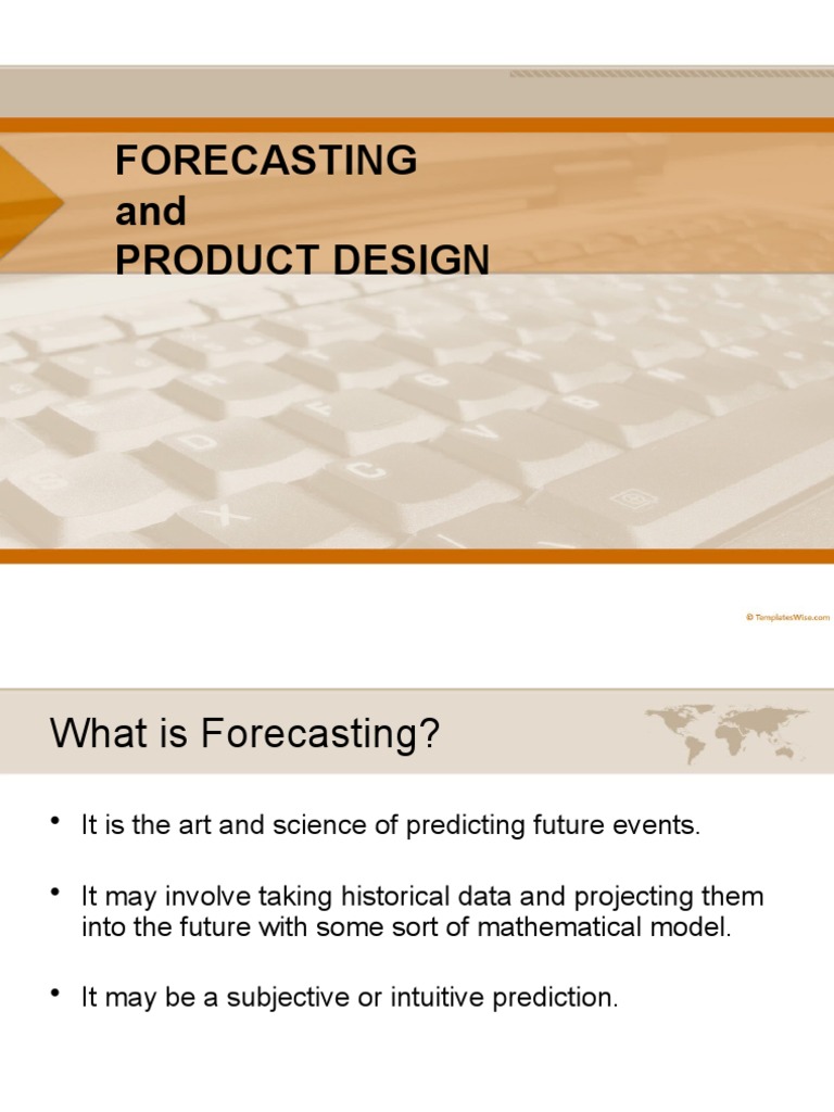 Forecasting Techniques for Product Design | PDF | Forecasting | Moving ...