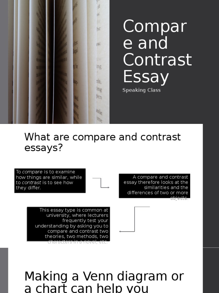Compare and Contrast Essay | PDF | Cognition | Cognitive Science