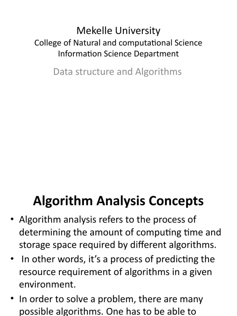 Ch1 Algorithm Analysis Pdf Computational Complexity Theory 6361