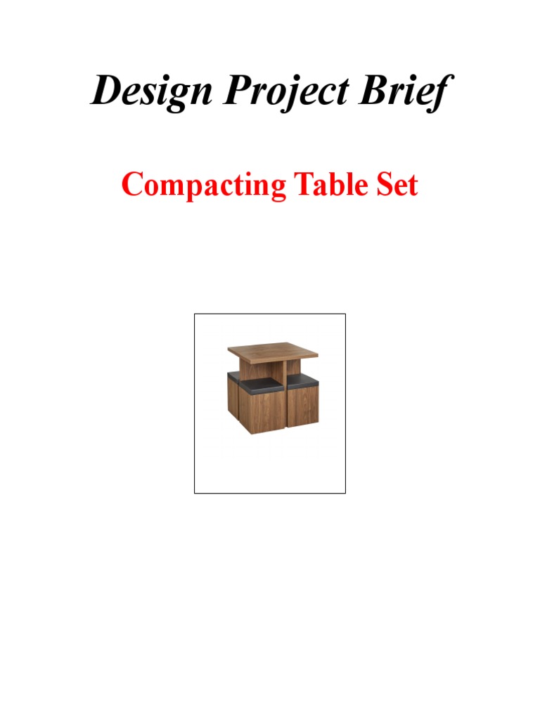 Year 4 Design Brief Template | PDF | Prototype | Design