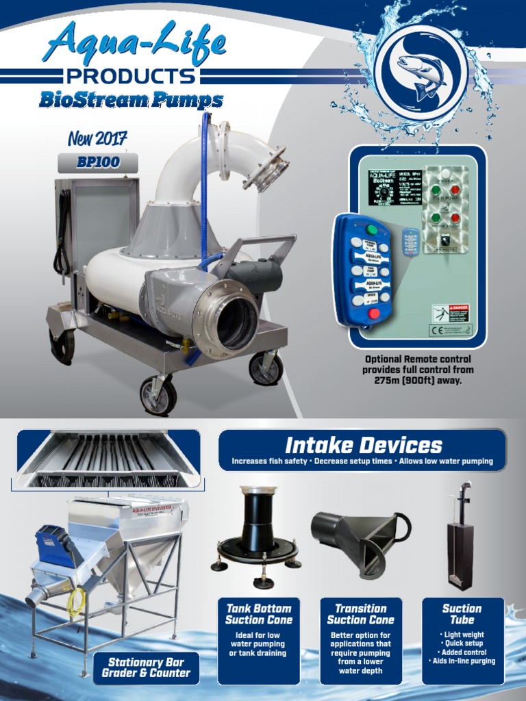 Biostream Pumps Biostream Pumps: Intake Devices | PDF | Pump ...
