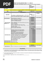 Investment Declaration Form - (FY 24-25) | PDF | Renting | Taxes