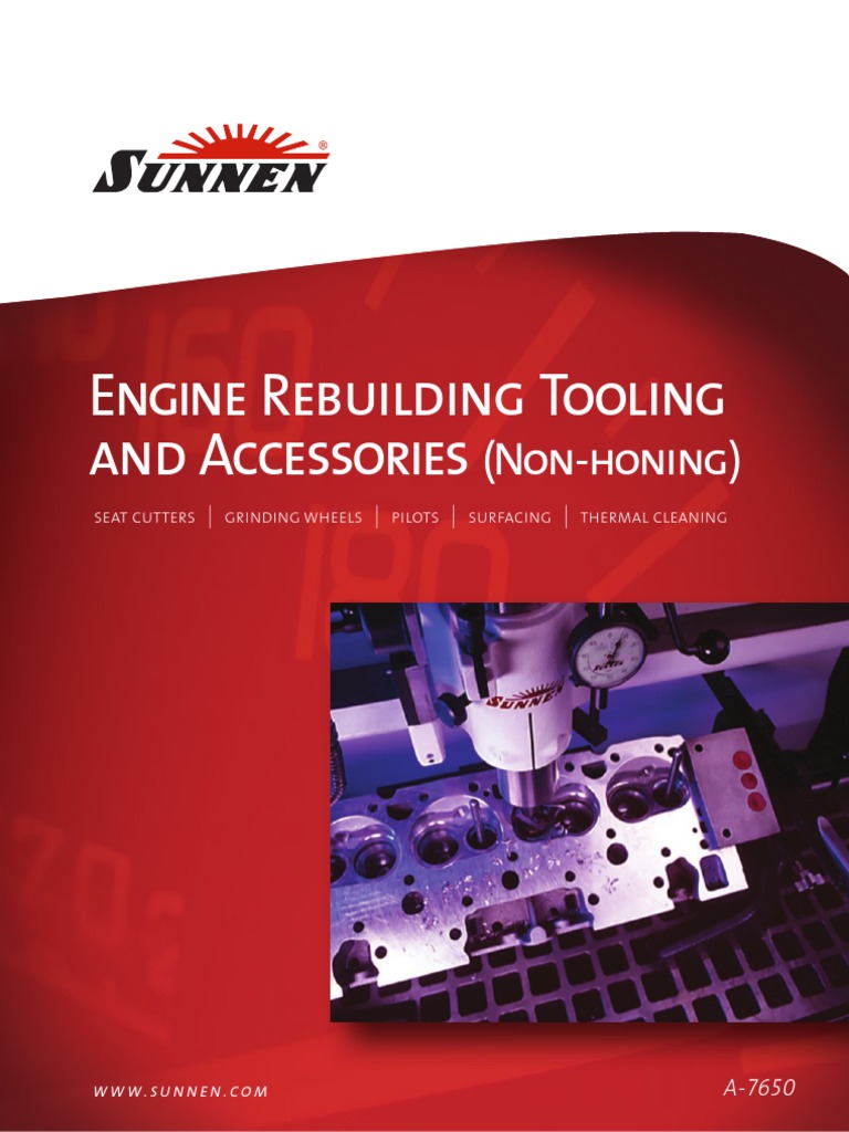 Engine Rebuilding Tooling and Accessories: (Non-Honing) | PDF ...