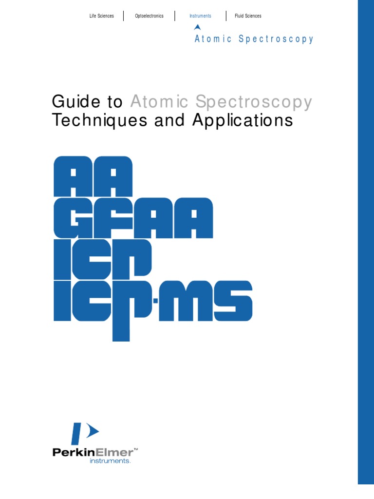 Gde Atomicspectroscopytechniquesapps | PDF | Atomic Absorption ...