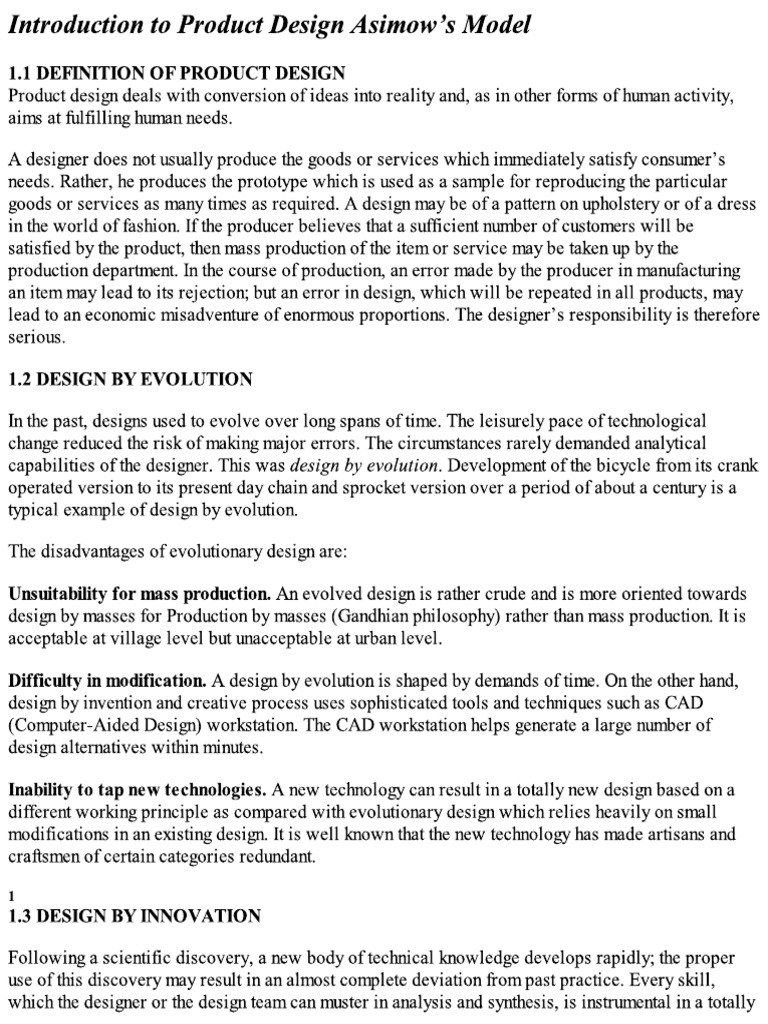 Basics of Product Design PDF | PDF