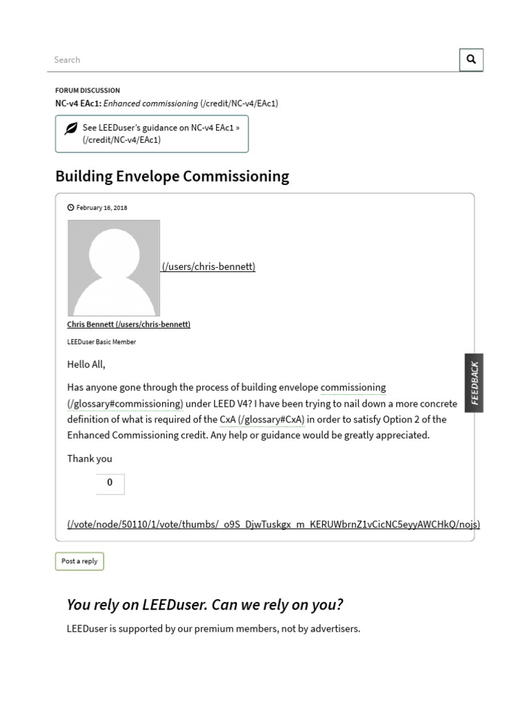 Building Envelope Commissioning | PDF | Design | Engineering