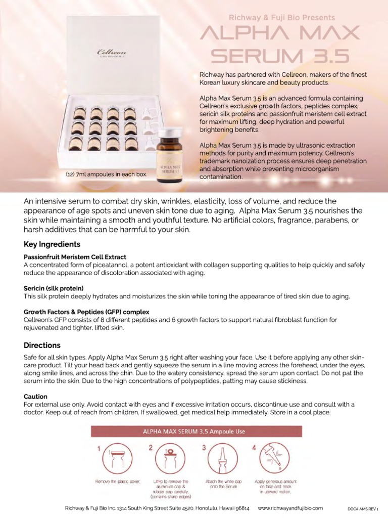 Alpha M Ax Serum 3. 5: Key I NGR Edi Ent S | PDF