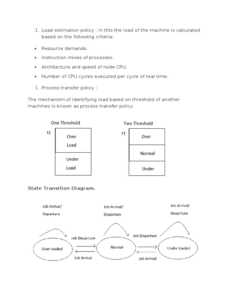 Load Estimation and Transfer Policies | PDF