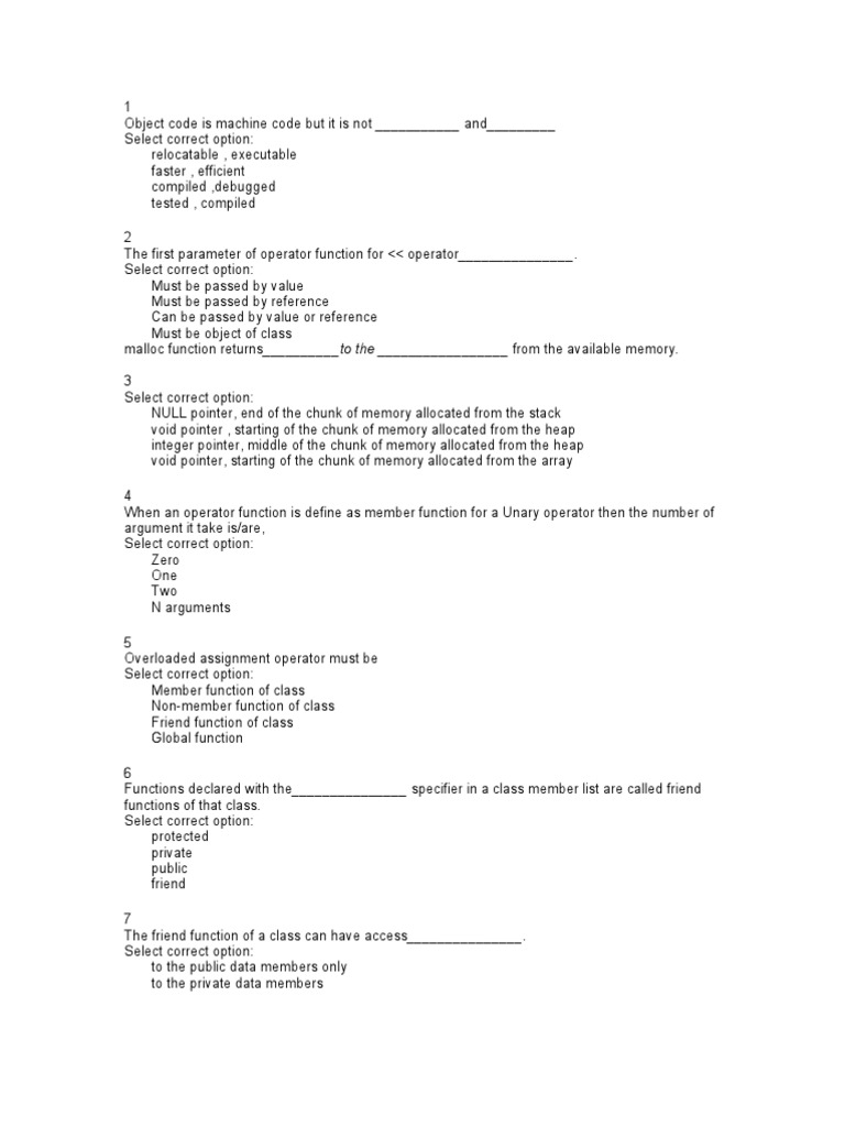 Quiz CS201 (110210) | PDF | Subroutine | Pointer (Computer Programming)