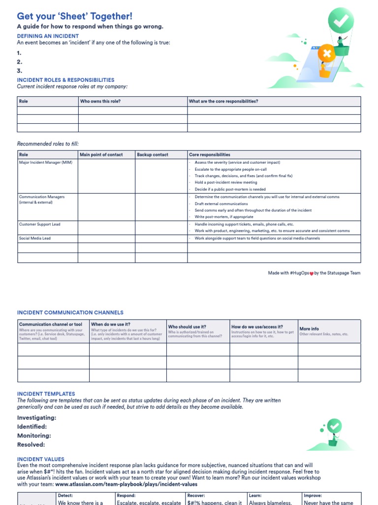 Incident Communication Plan Template PDF | PDF | Business | Communication