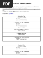 Lincoln Douglas Debate Case Outline | PDF | Argument | Epistemology
