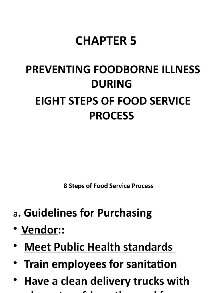 8 Steps to Prevent Foodborne Illness | PDF | Thermometer | Refrigerator