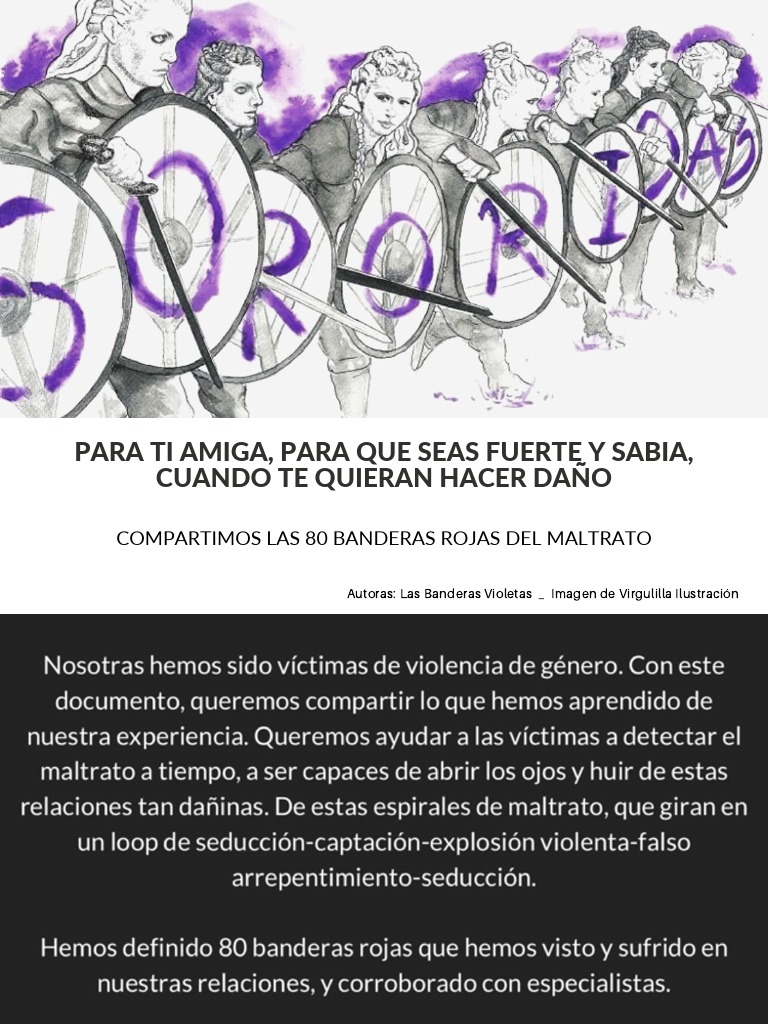 Las Banderas Rojas Del Maltrato PDF | PDF | Salud y bienestar