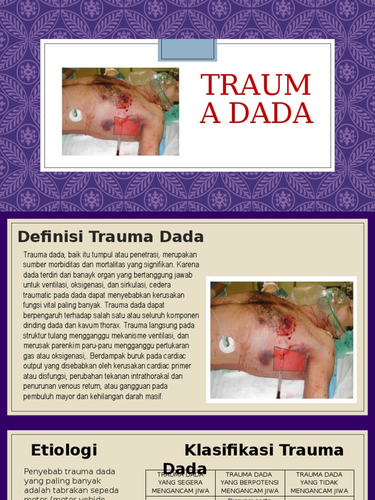 Ppt. Trauma Dada | PDF
