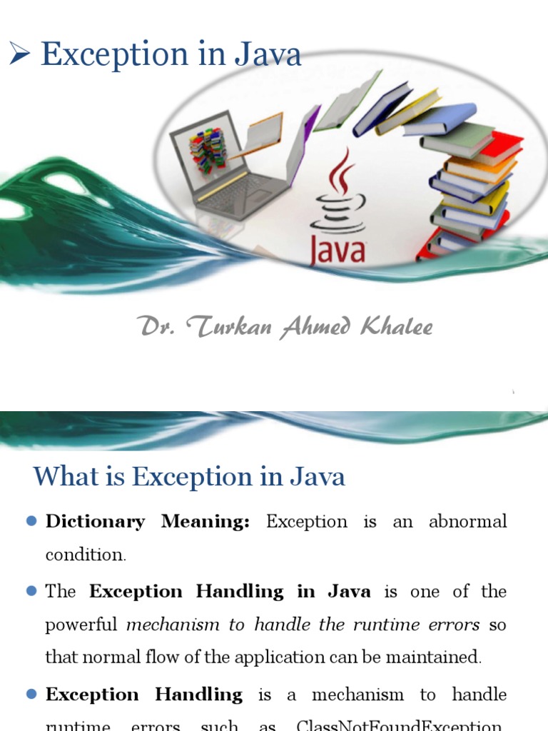 Exception Handling in Java | PDF | Java (Programming Language ...
