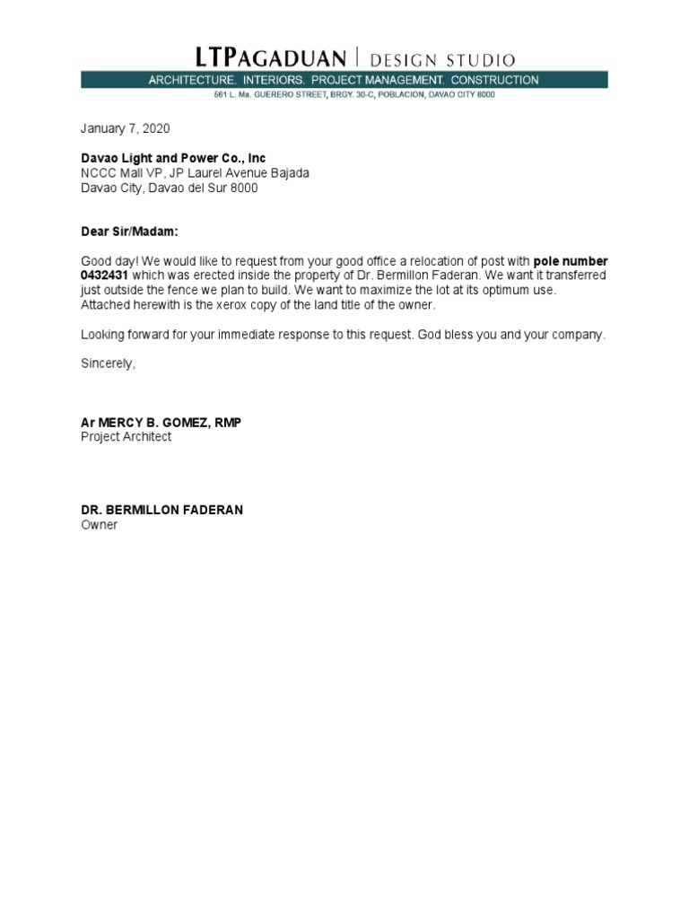 Request-Letter Sample | PDF