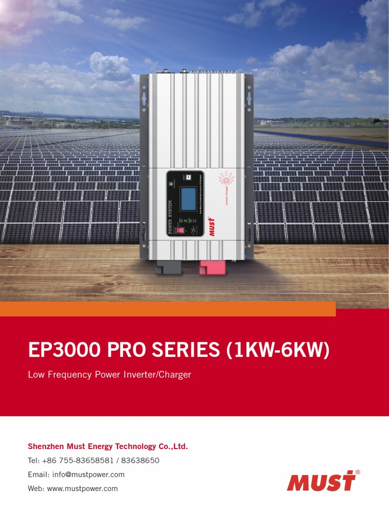 EP3000 PRO SERIES (1KW-6KW) : Low Frequency Power Inverter/Charger ...