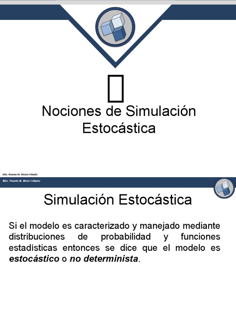 Tema 2 - Simulacion Estocastica | PDF | Distribución de probabilidad ...